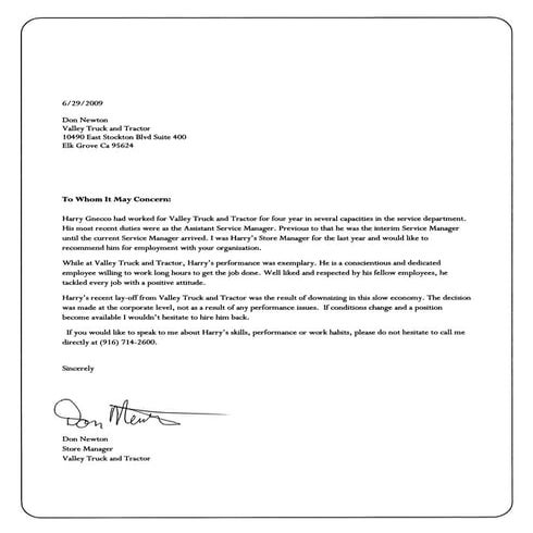 LOR - Store Manager | PDF