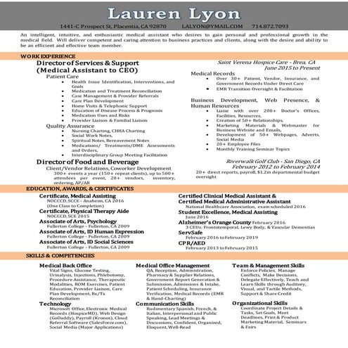 LinkedIN Nursing Resume | DOCX