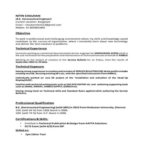 Nitin (Resume) | DOCX
