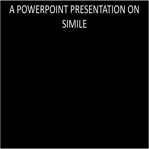 (346411764) ppt simile | PPT