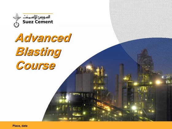 Blast design in opencast mining | PPT