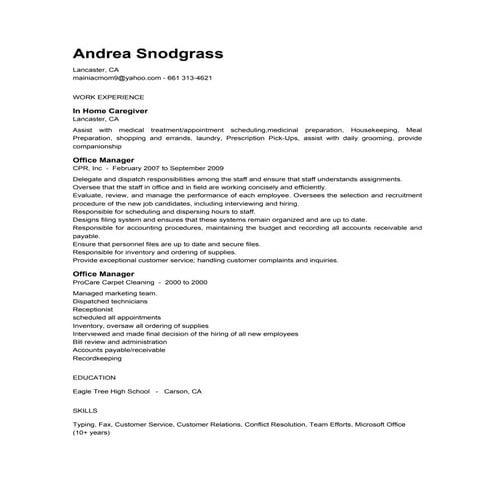alexander powers monster resume | DOCX