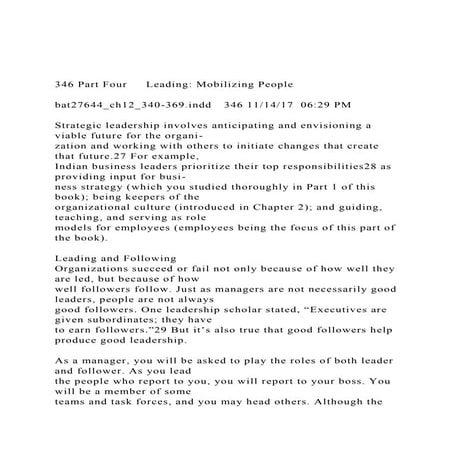 346 Part Four Leading Mobilizing Peoplebat27644_ch12_340.docx