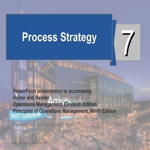 Chapter 07 process_strategy | PDF