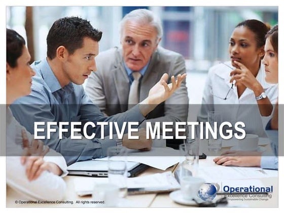 Conducting Effective Meetings | PPT