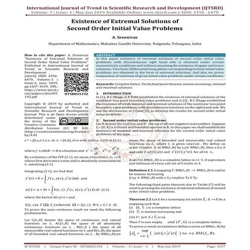 Existence of Extremal Solutions of Second Order Initial Value Problems | PDF | Web Development ...