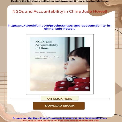 NGOs and Accountability in China Jude Howell | PDF