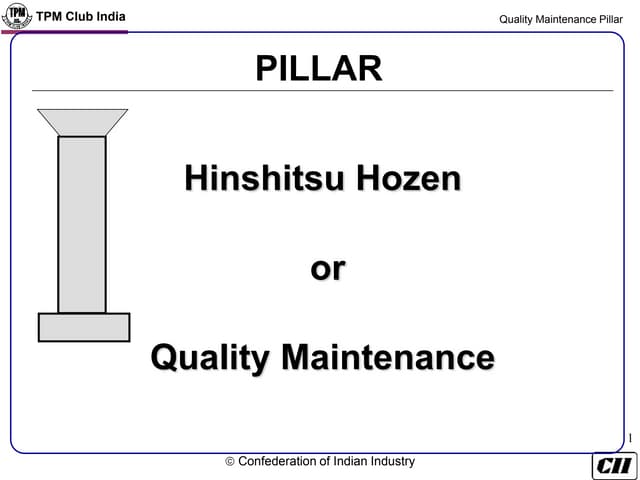 Lost Cost Cost Loss Methodology for KK Pillar | PPT