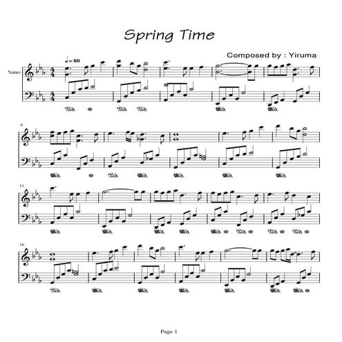 yiruma-spring-time | PDF