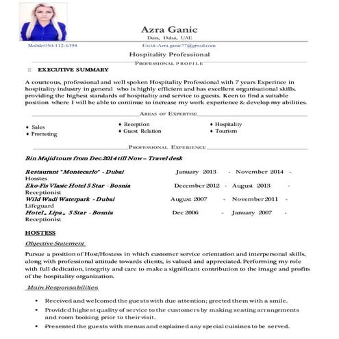 azra khan resume 123 | DOCX