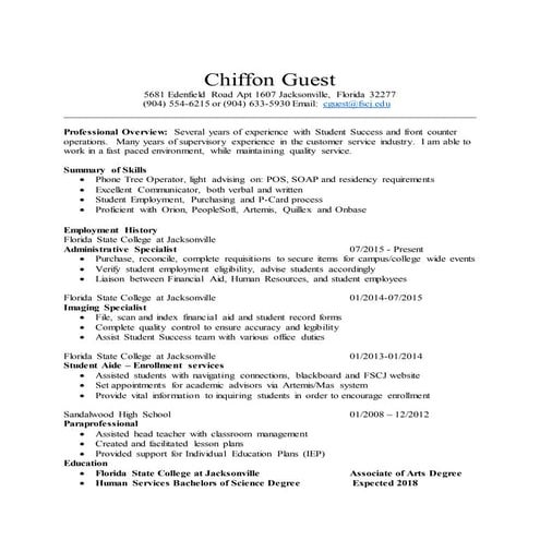 resume chiffon guest advisor I Revised | DOCX