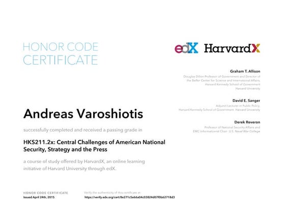 Central Challenges of American National Security - Harvard University | PPT