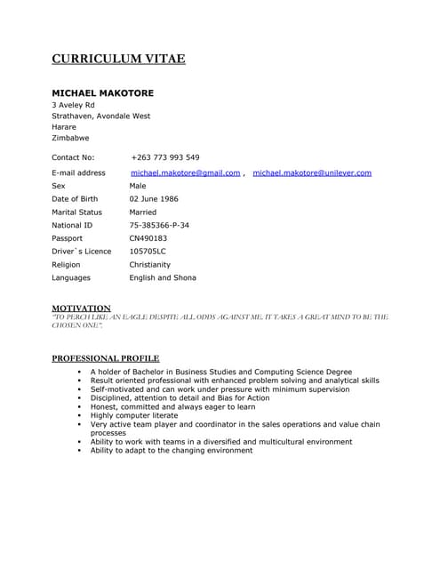 NerushaMoodley_Curriculum Vitae_2 | PDF