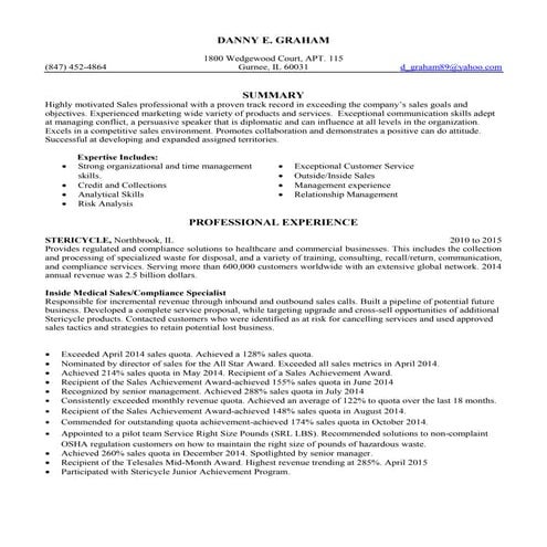 Hoover, Craig MULTIPURPOSE RESUME | PDF