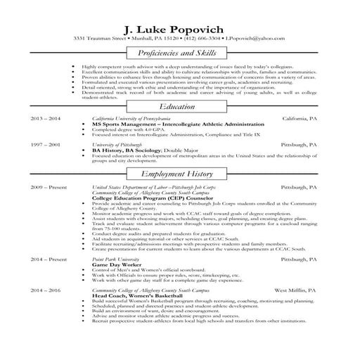 Resume | PDF