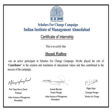 Mayank Wadhwa Ppt