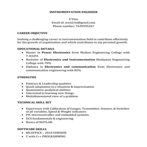 instrument engineer | PDF