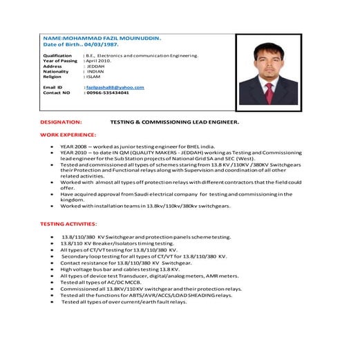 FAZIL PASHA CV 3.6.2015