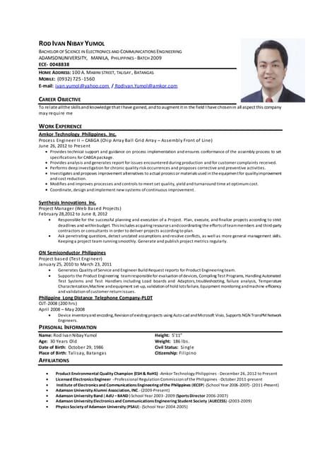 ramon resume-2 | PDF