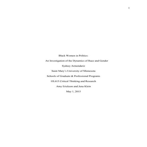Sydney Armendariz presentations