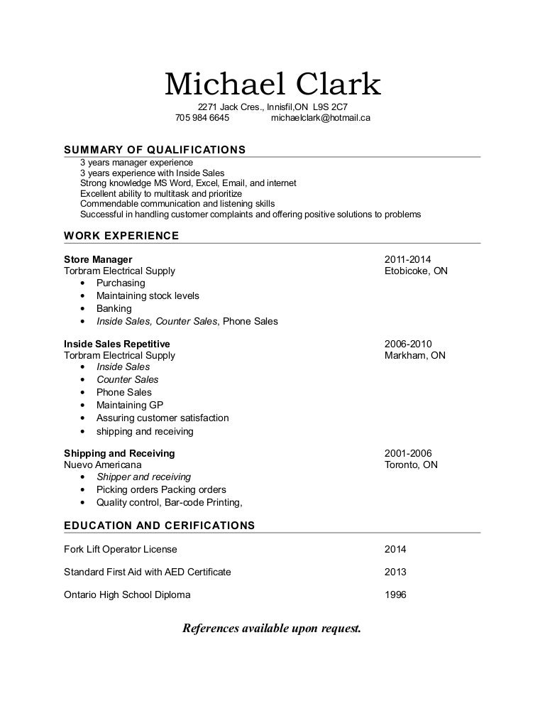 Michaels_Resume