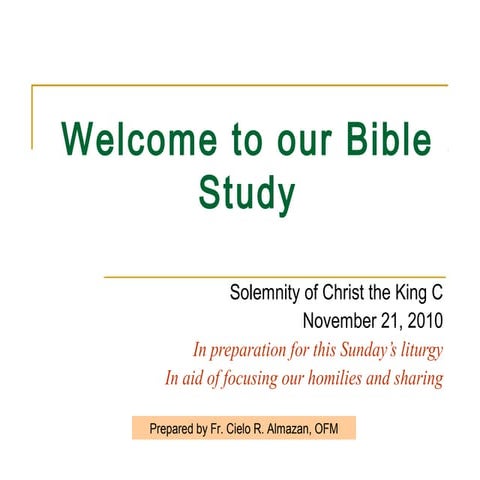 Christ the King | PPT