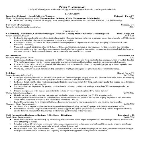 Peter Chamberlain Resume LinkedIn | PDF