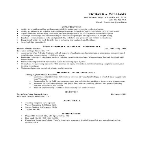 Richard Resume | PDF