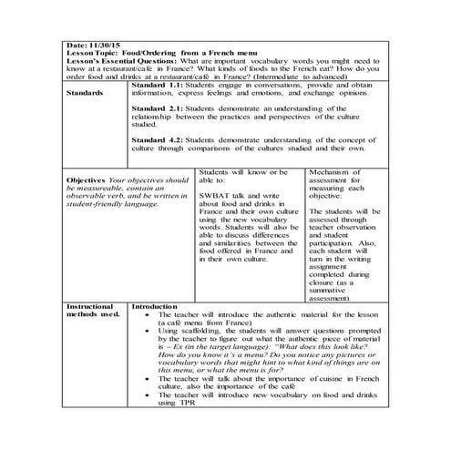 Microteaching #5 | DOCX