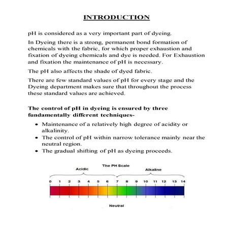 2 INTRODUCTION of pH | DOCX