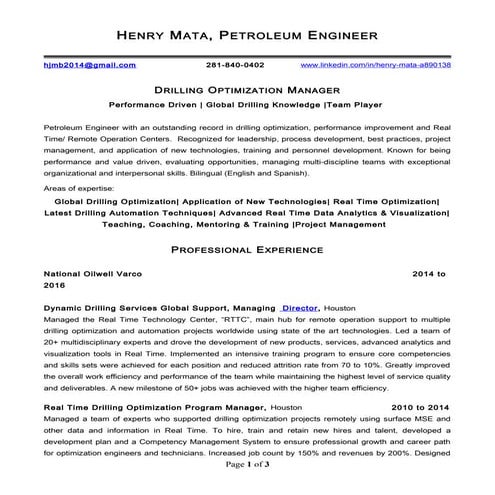 Resume HMata Updated | DOC