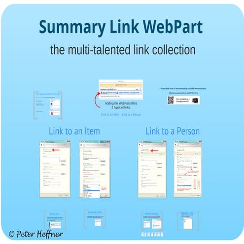 SharePoint Lesson #34: The Summary Link Webpart | PPT