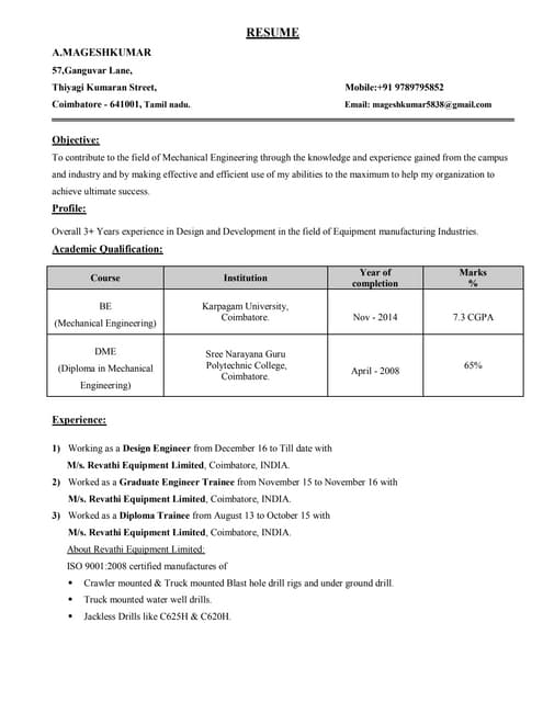 Resume Updated | PDF