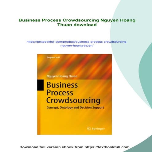 Business Process Crowdsourcing Nguyen Hoang Thuan | PDF