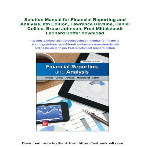 Solution Manual for Financial Reporting and Analysis, 8th Edition ...