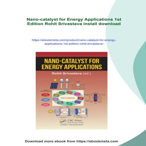 Nano-catalyst for Energy Applications 1st Edition Rohit Srivastava | PDF