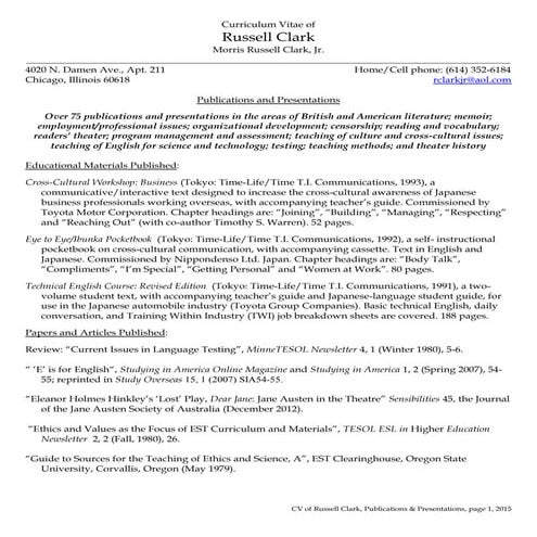 curriculum vitae | DOC