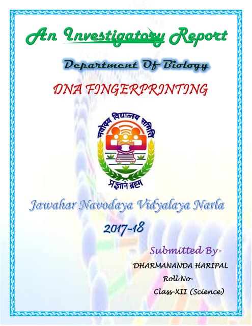 Biology investigatory project class 12 | PDF