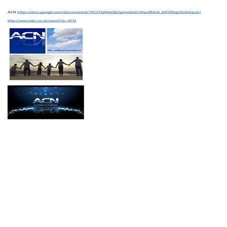 ACN Explained in Instagram Photos | PDF