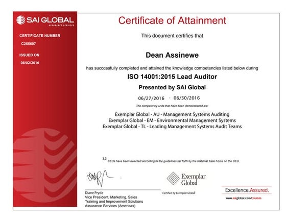 SAIG Certificate | PPT