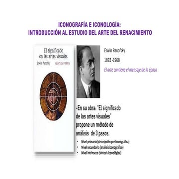 Panofsky: Iconografía e iconología | PDF