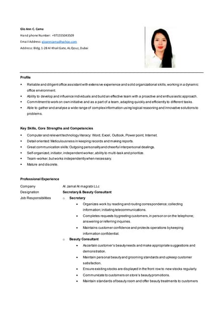 Benjamin CV 1 | DOCX | Business Administration | Business