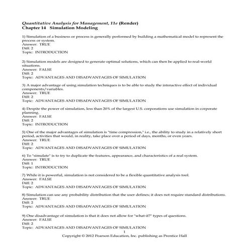 uses of Simulation in operation research | PPTX