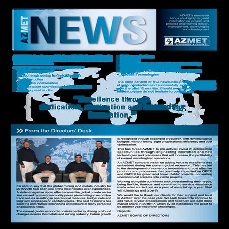 AZMET-Newsletter 2016-17 | PDF