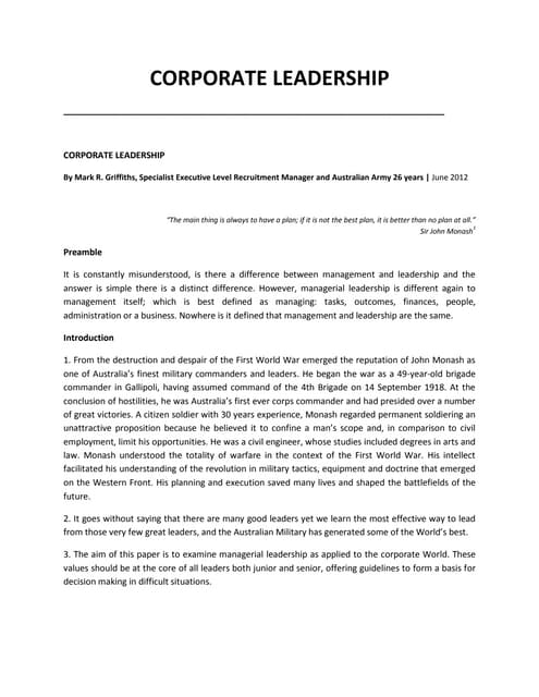 Leadership Commander Philosophy_141030 | PDF