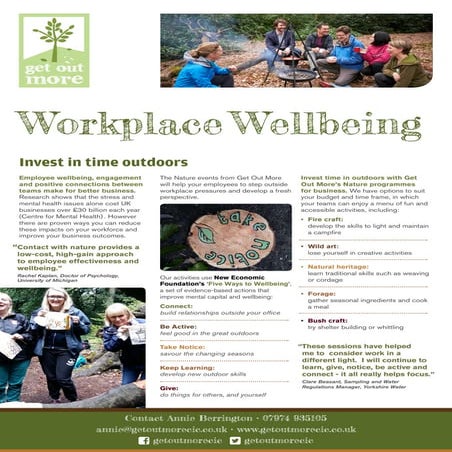 Public Health England Healthy workplace | PDF
