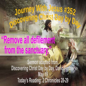 352 Remove all defilement from the sanctuary 353 Christ our Passover ...