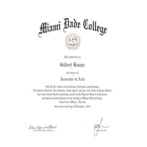 Diploma - Associate in Arts | PPT