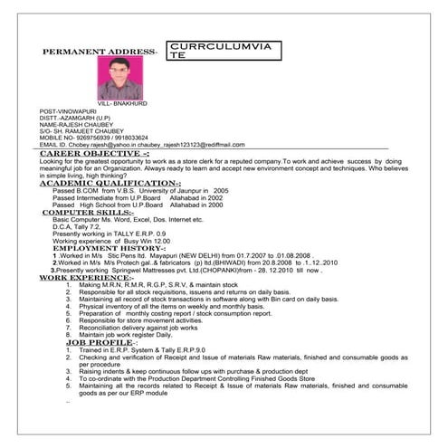 updated resume | DOC