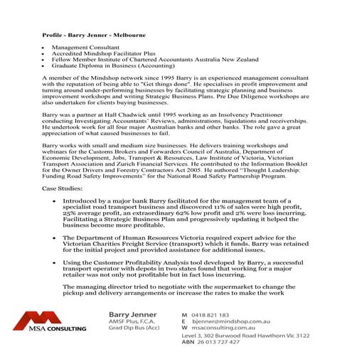Barry Jenner Profile 715 | PDF
